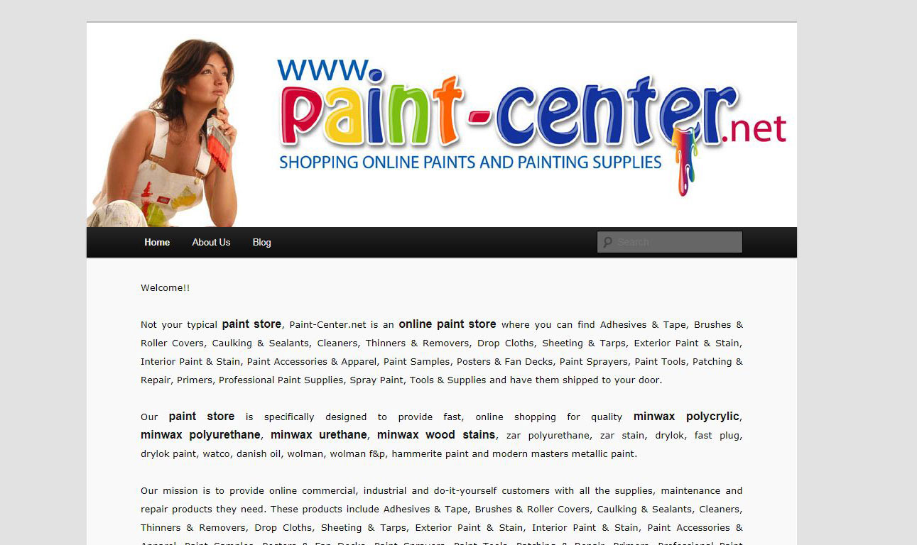 Web Design/Blog:Paint-Center.net | Mauricio Frusciante-Ecommerce and ...